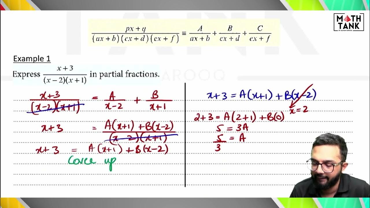 Partial Fractions for A2 Lecture 1 - A Level Maths 9709 - YouTube