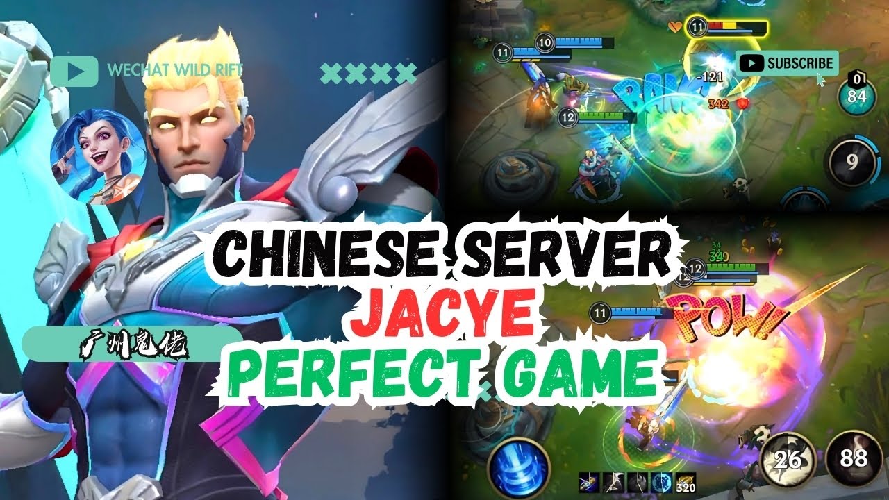 Perfect game of JAYCE 🔥 - WILD RIFT CHINA SERVER - YouTube