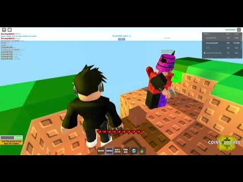 roblox skywars auto clicker gameplay please sub - YouTube