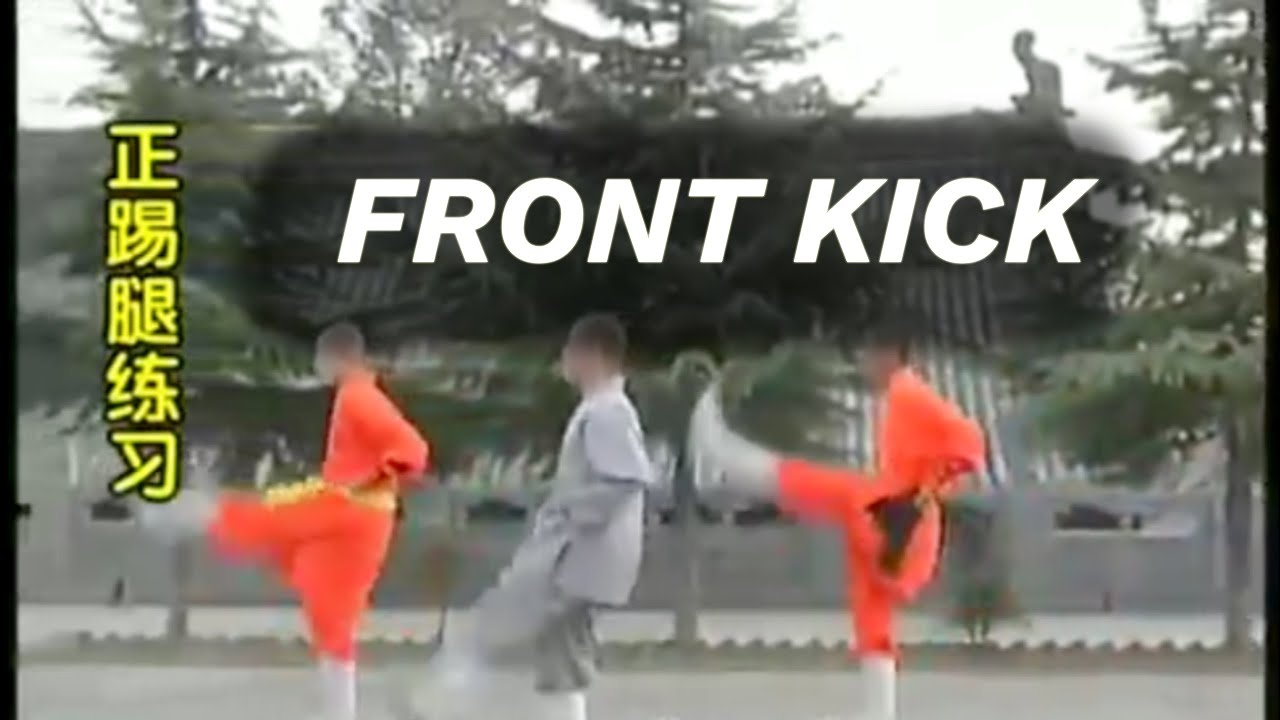 10. Shaolin Front Kick - Learn Shaolin kung fu Basic skill - YouTube