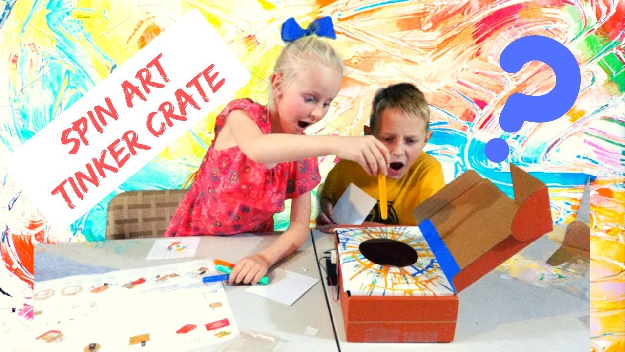 Build and Play: Tinker Crate Spin Art Machine - YouTube