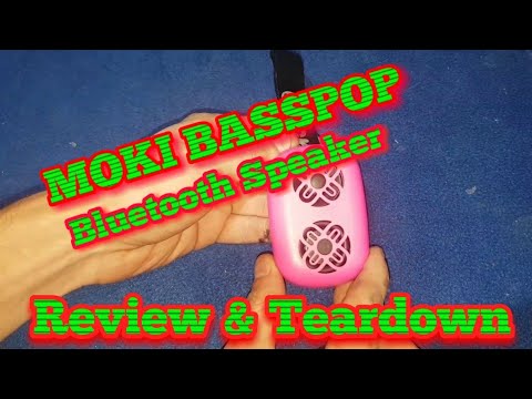 MOKI Basspop Bluetooth Speaker Review & Teardown - YouTube
