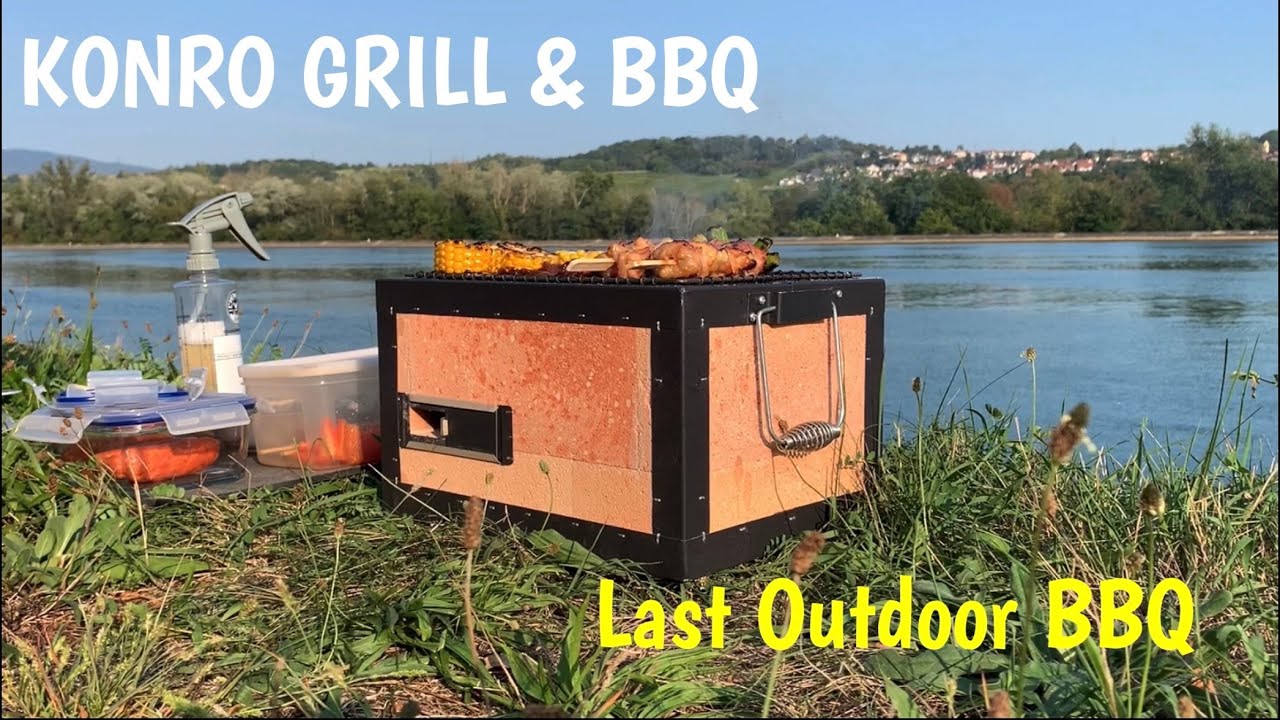 GRILLING/BBQ on JAPANESE KONRO GRILL & BINCHOTAN CHARCOAL | Hibachi ...