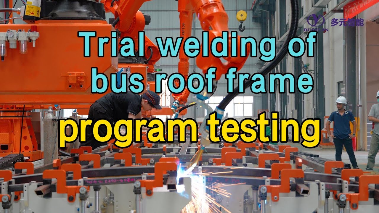 Factory Testing Bus Roof Frame | Welding in Action bus welding ...