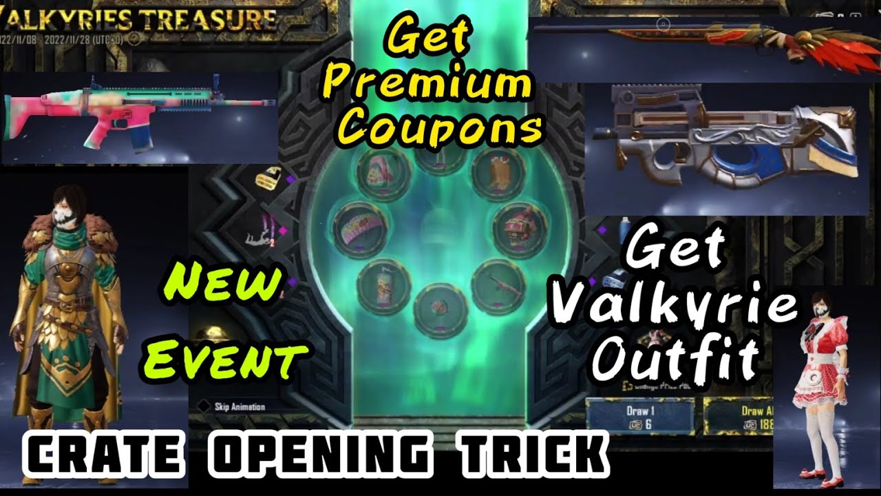 New Valkyries Treasure Event Crate Opening Trick | Get permanent ...