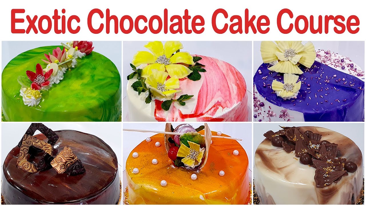Exotic Chocolate Cake Recipes Online Course Manisha Bharani Kitchen ...