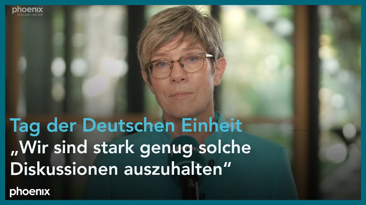 Annegret Kramp-Karrenbauer zum Tag der Deutschen Einheit - YouTube