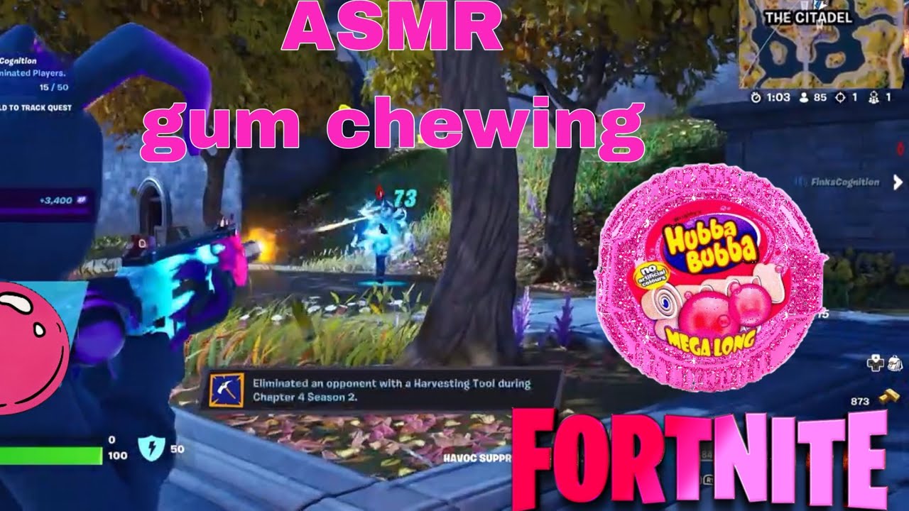 ASMR fortnite gum chewing - YouTube