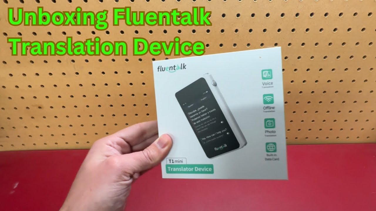 Unboxing Fluentalk Mini Translation Device - YouTube