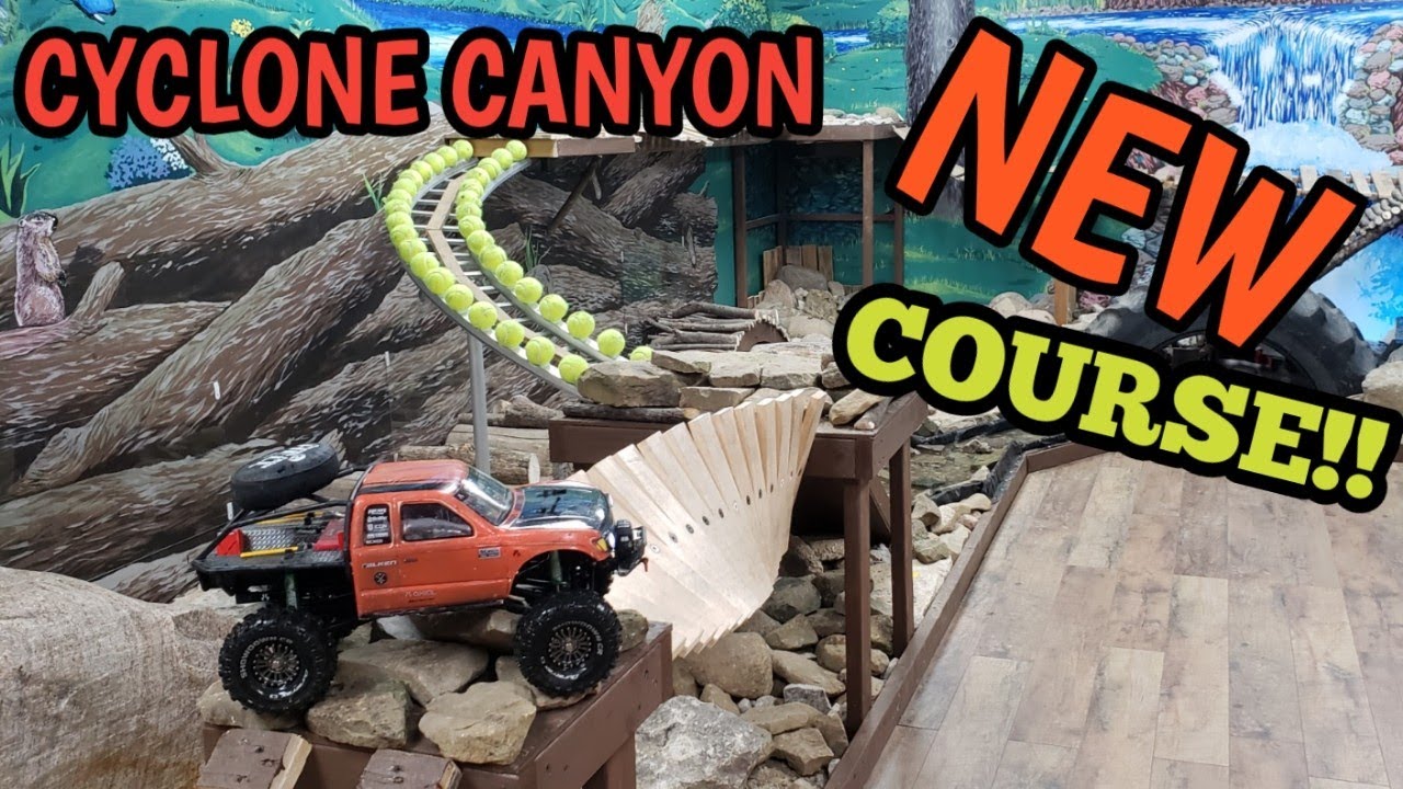 Cyclone Canyon Cyclone Hobbies new crawler course - YouTube