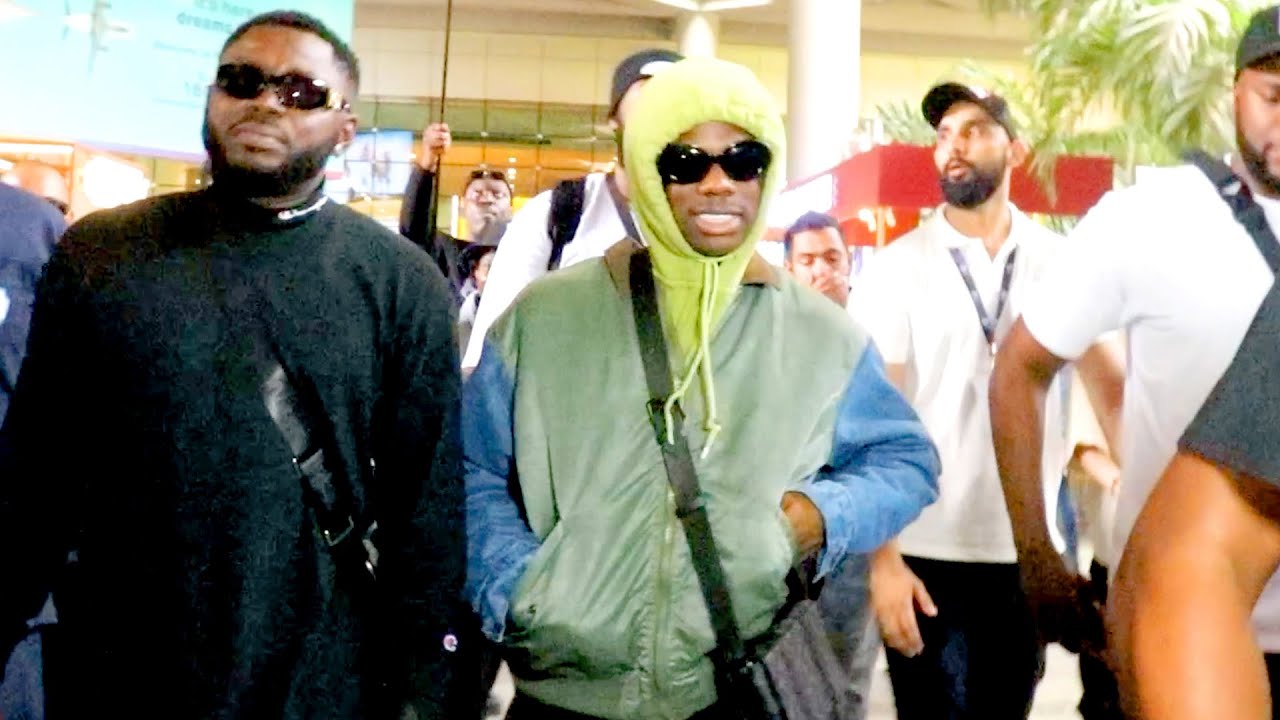 Baby Calm Down Singer Rema Arrives In India - YouTube
