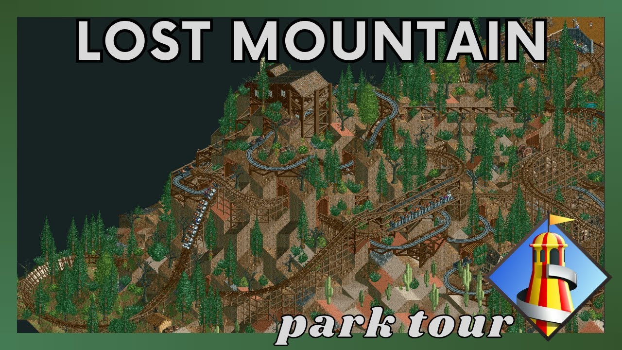 Lost Mountain Park Tour - Open RCT2 Tutorials - YouTube