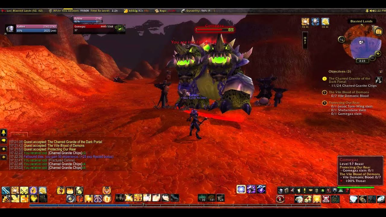 Blasted Lands - Protecting Our Rear - Gomegaz - YouTube