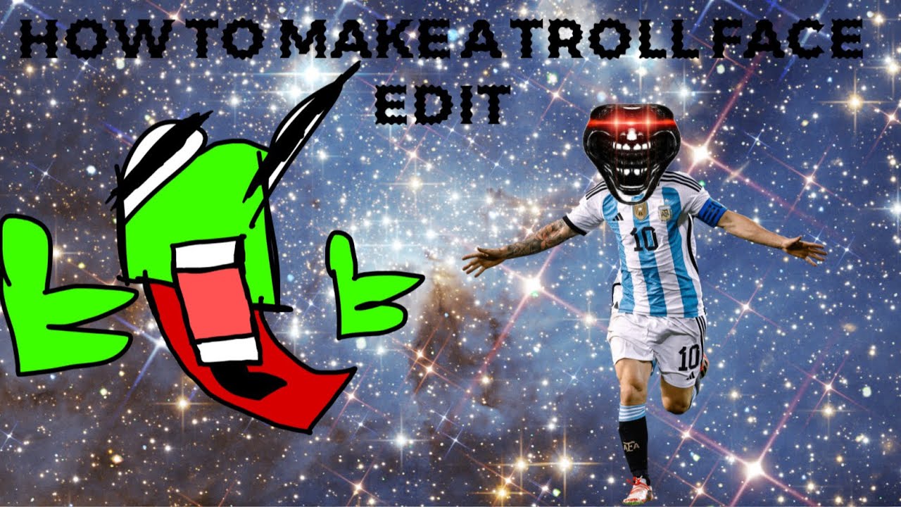 HOW TO MAKE A TROLLFACE EDIT - YouTube