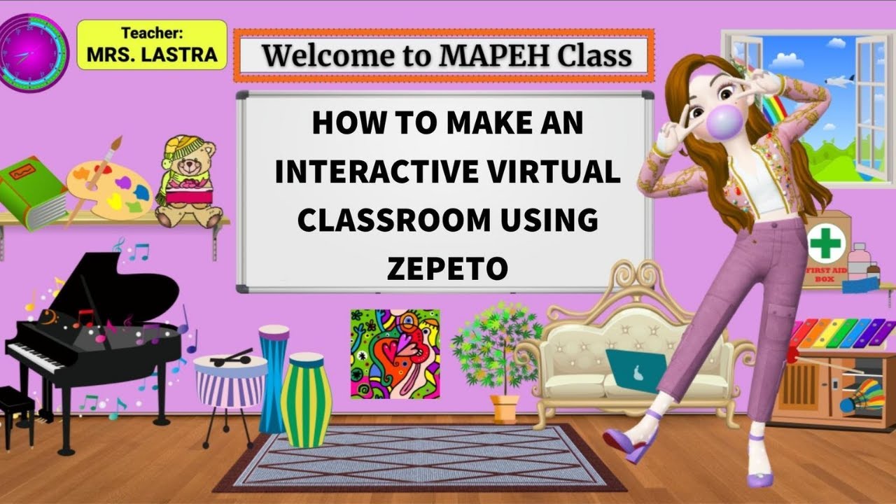 How to Make an Interactive Virtual Classroom using Zepeto - YouTube