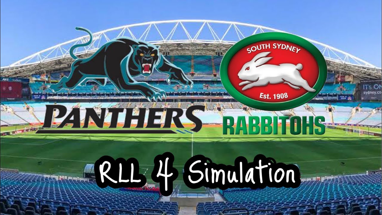 NRL Preliminary Finals Panthers vs Rabbitohs (RLL 4 Simulation) - YouTube