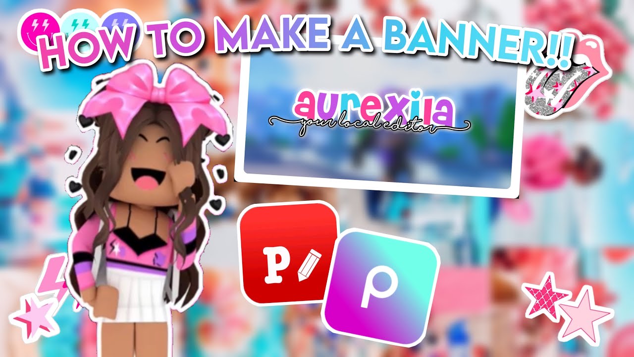 💞How to make a preppy banner! 🫧 - YouTube