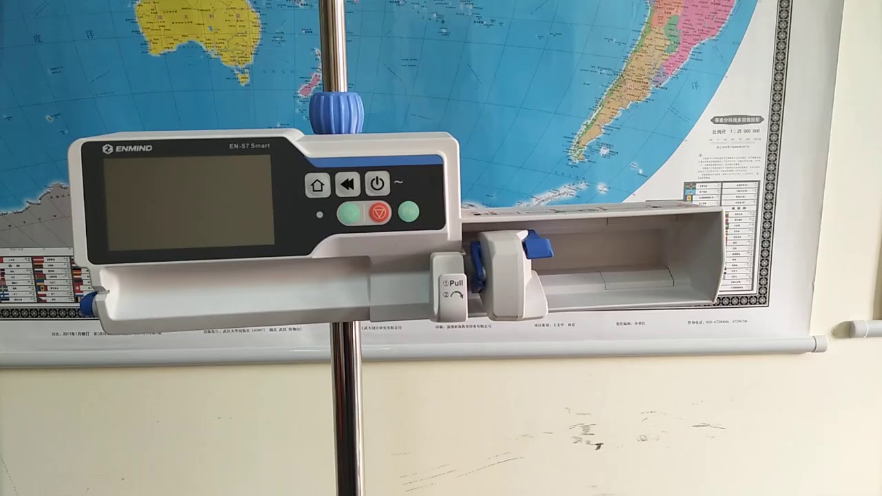 Enmind s7 smart syringe calibration - YouTube