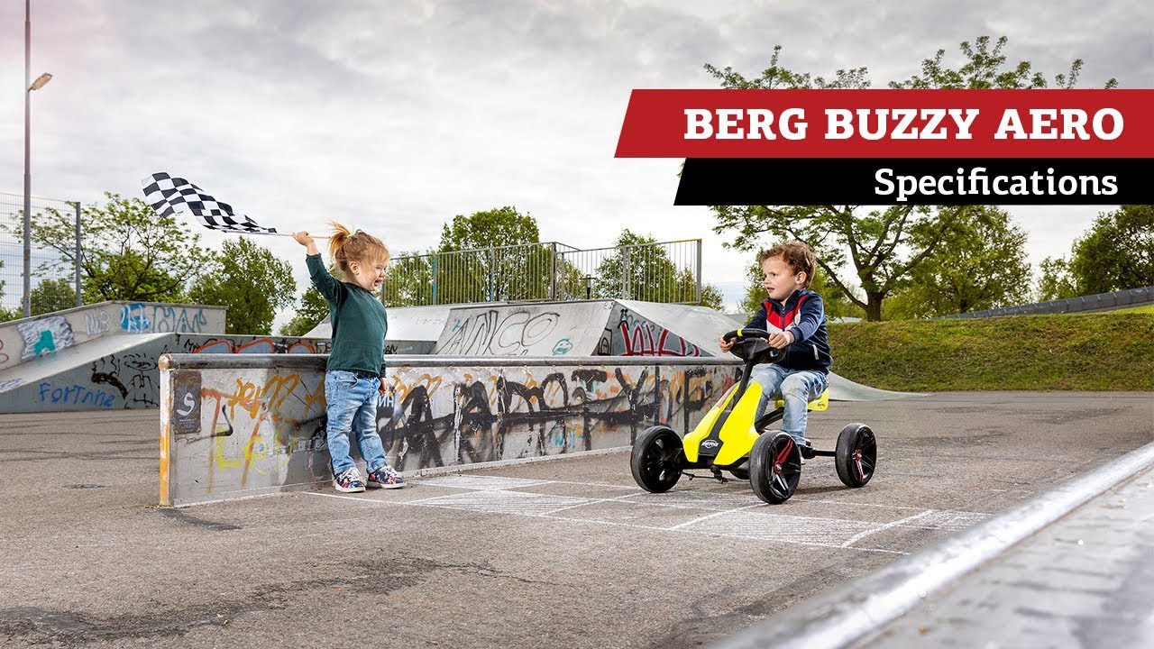 BERG Buzzy AERO pedal go-kart | specifications - YouTube
