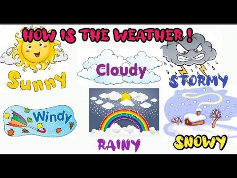 Learn about Weather/ 6 Weather for kids - YouTube