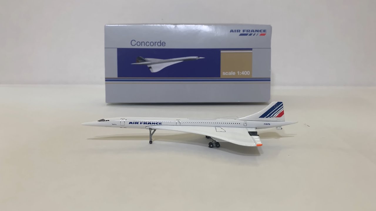 1:400 Socatec Air France Concorde - YouTube