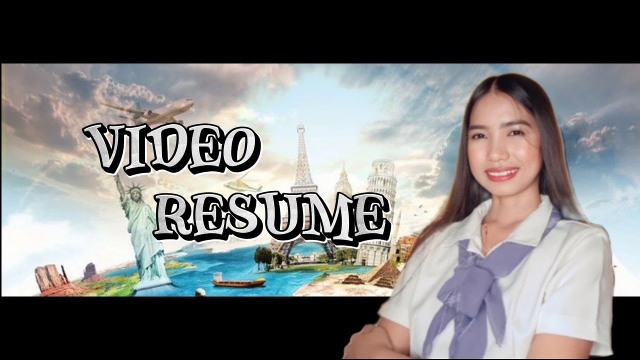 Video Resume | Tourism Management | Riva Mesia - YouTube