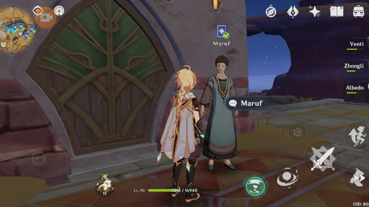 Genshin Impact : Genius Invokation TCG Duel Maruf - YouTube