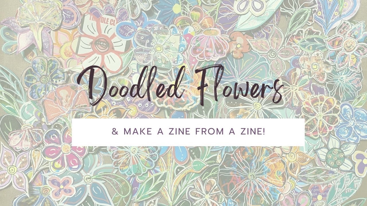 Making a Zine and Floral Collage Fodder from Magazines - YouTube