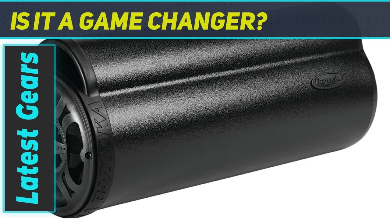 Bazooka BTA6100 BT Series 6-Inch 100-Watt Amplified Tube Subwoofer ...