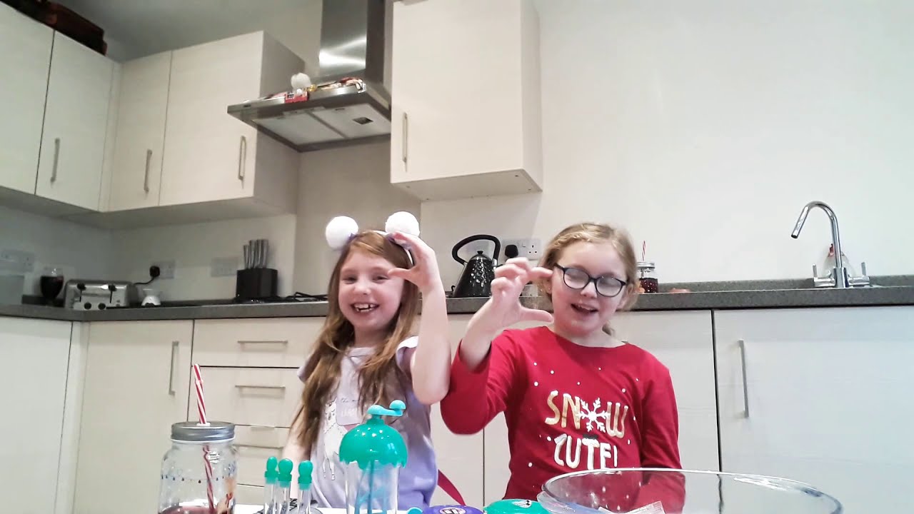 Slime surprise boxing day egg fun sisters unboxing - YouTube