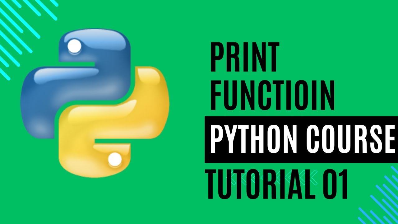 Lecture 01 Print Function Python Course Youtube 1386