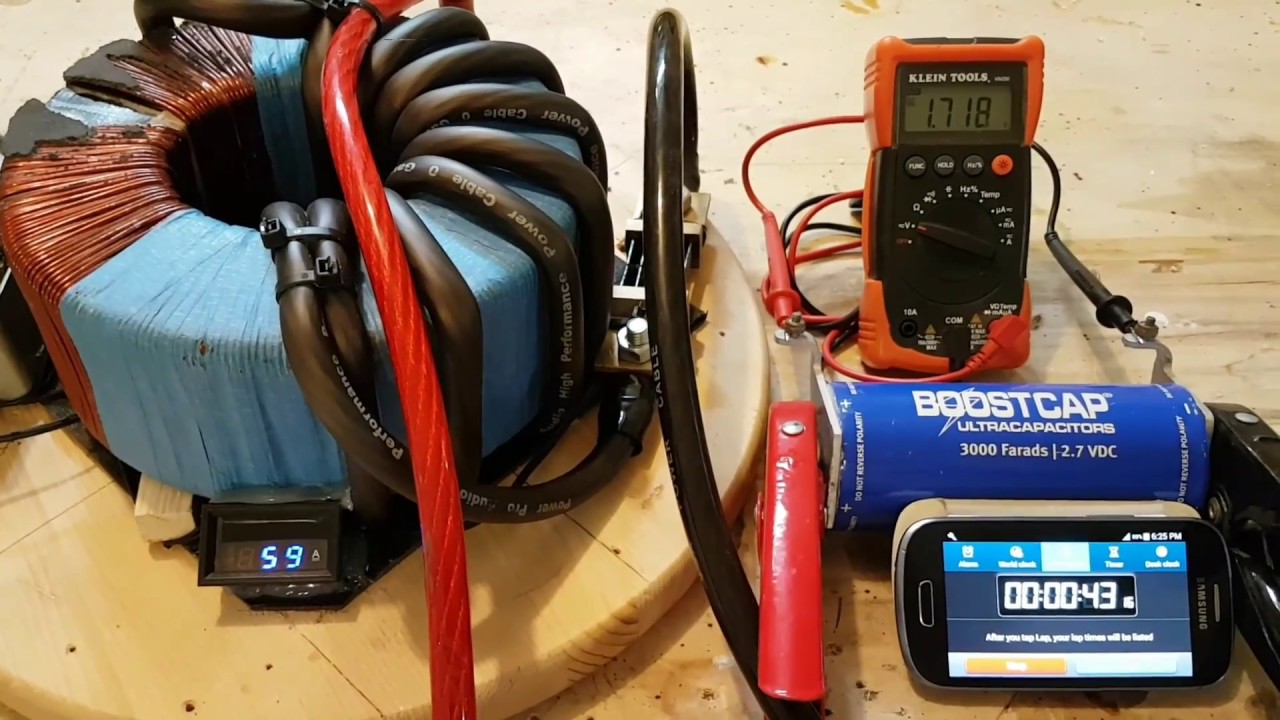 Super Fast Charge on Super cool Caps!!! - YouTube