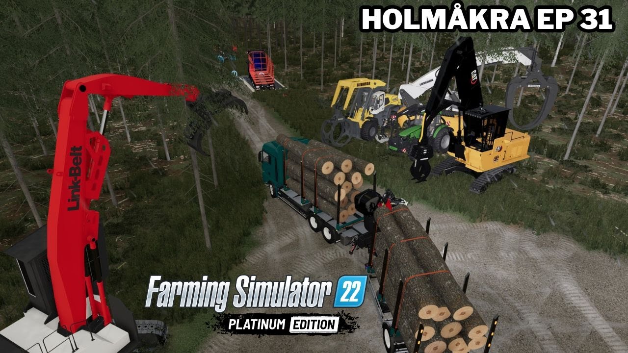 Loading Logs With All Types Of Log Loaders In FS22 | Forestry | Logging ...