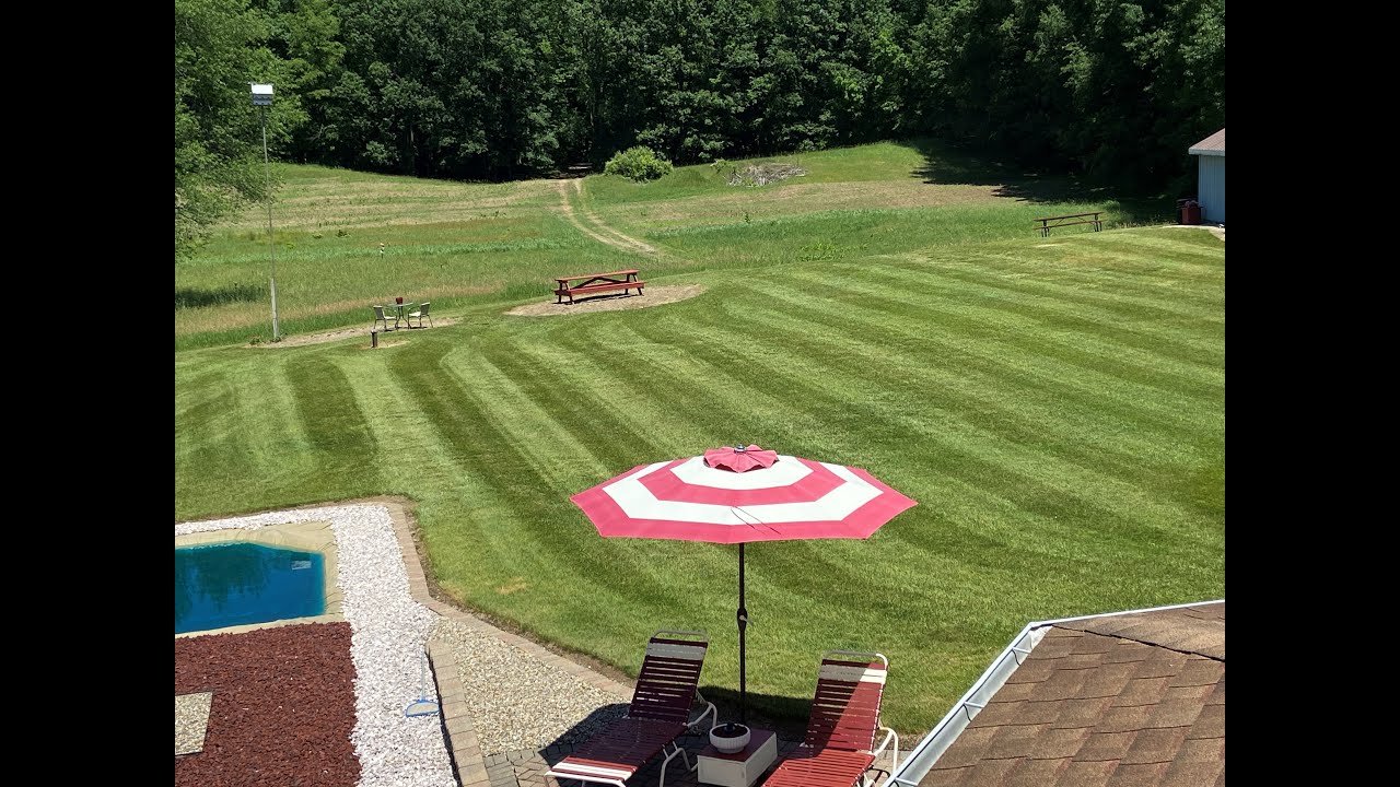 OldGuyDIY Best $29 DIY Riding Mower Lawn Striper In Action No Weld PVC ...
