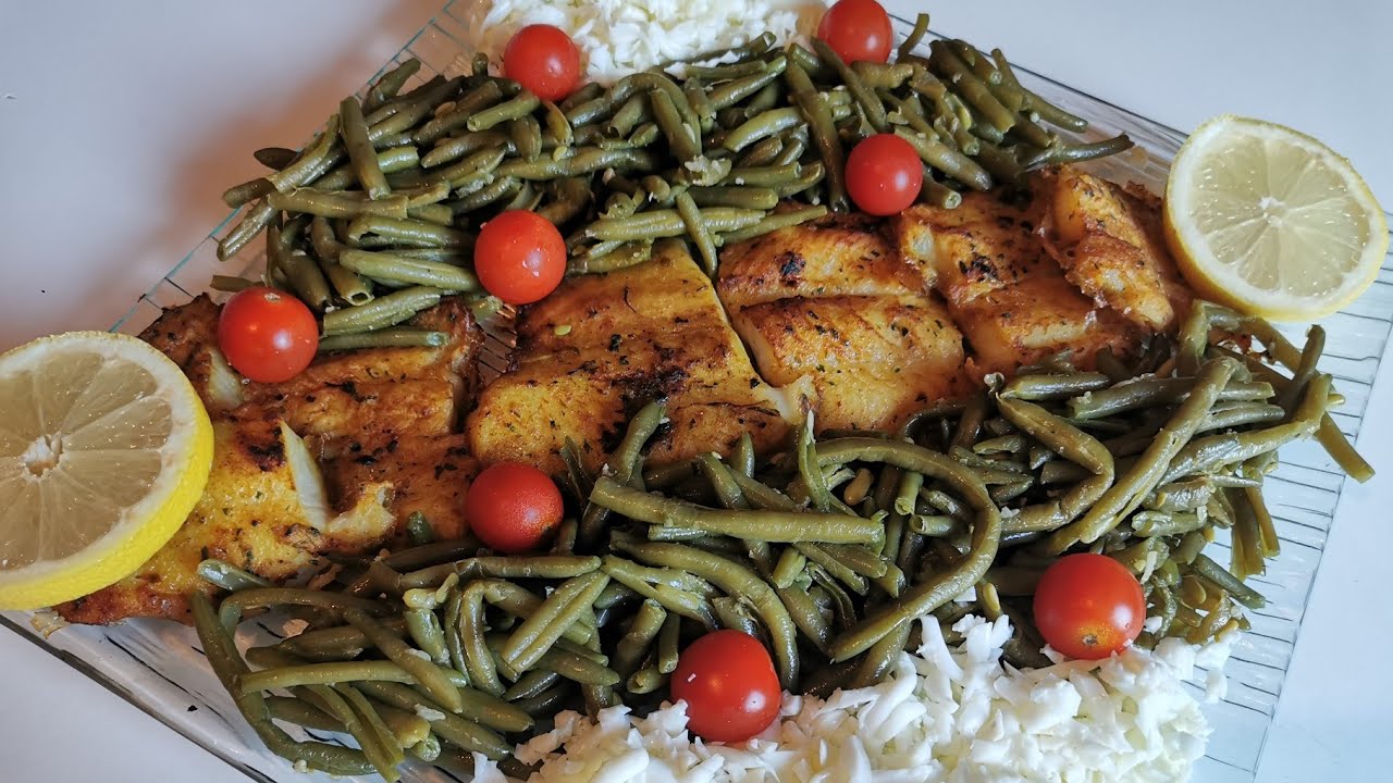 ~Poisson au four haricots verts ~ allégé en graisses, riche en ...