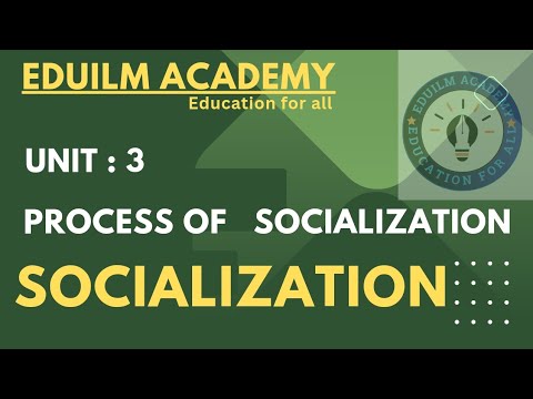 TNTEU M.Ed/B. Ed|Process of Socialization Unit 3 /Ugc Paper 2 Education Stages of Socialization ...