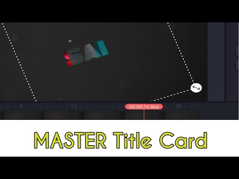 Master Title Card Editing in Tamil - YouTube