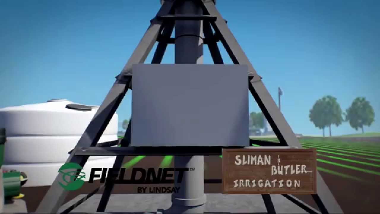 sliman + butler irrigation fieldnet pivot control - YouTube