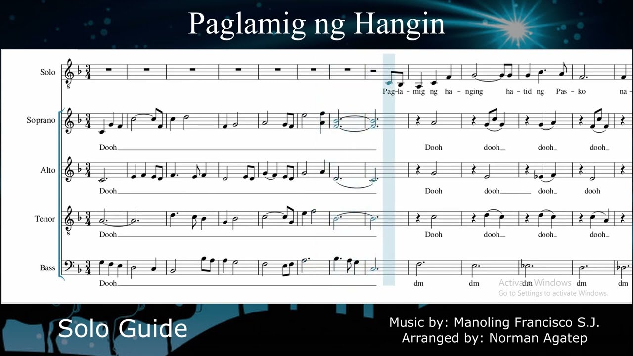 PAGLAMIG NG HANGIN_Solo Guide - YouTube