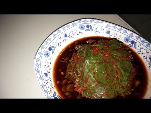 KOREAN PERILLA LEAVE SIDE DISH 깻잎조림 반찬 kkaenip jorim - YouTube