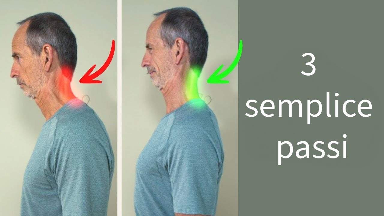 Collo dritto - Raddrizzare il collo in 3 passaggi - YouTube