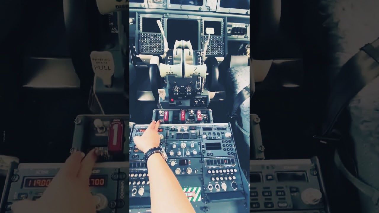 How to control and operate the aircraft from cockpit - YouTube