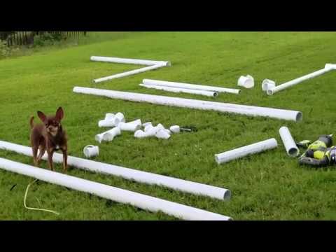 How To Make a Soccer Goal from PVC Pipe - 12 x 6 - YouTube
