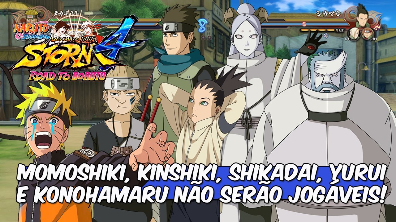 NARUTO STORM 4 ROAD TO BORUTO - MOMOSHIKI, KINSHIKI, SHIKADAI e YURUI ...