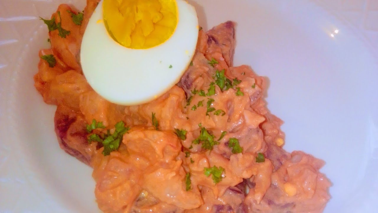 ENSALADA RUSA ALA SALVADOREÑA!! - YouTube