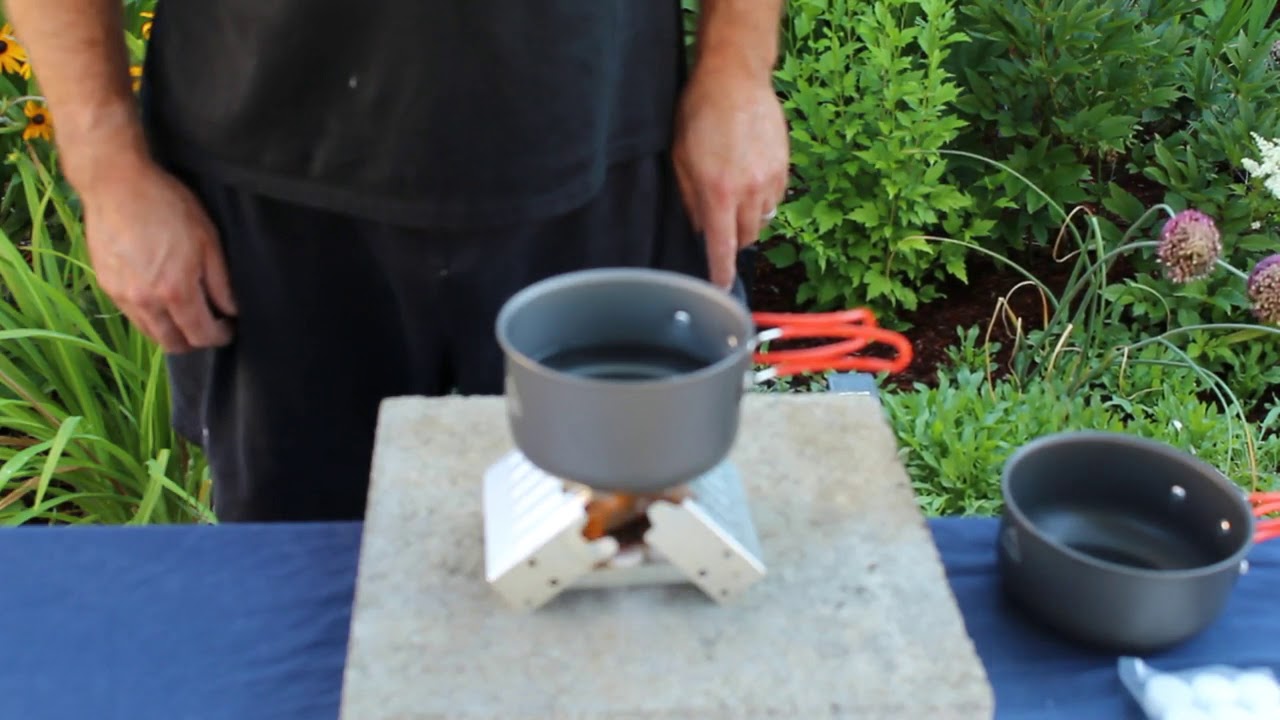 Portable Stove with Fuel Tablets - DEMO - YouTube