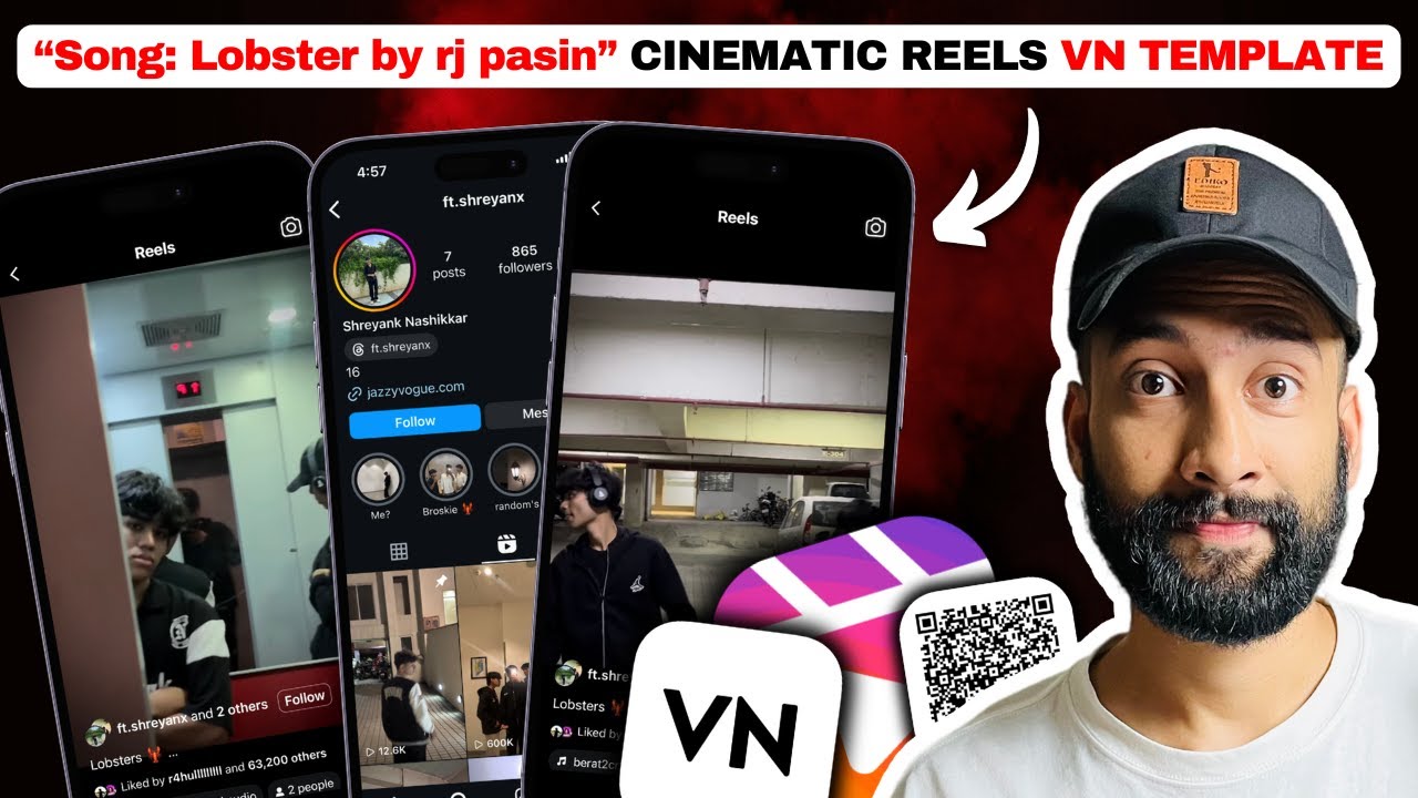 Lobster by rj pasin | Cinematic Reels VN QR Code! - YouTube