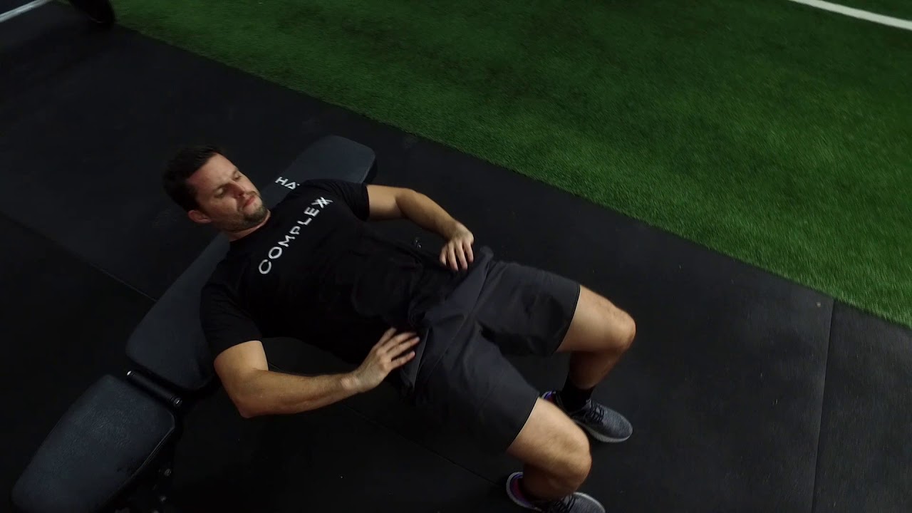 Hip Thrust 2 piernas (sin peso) - YouTube