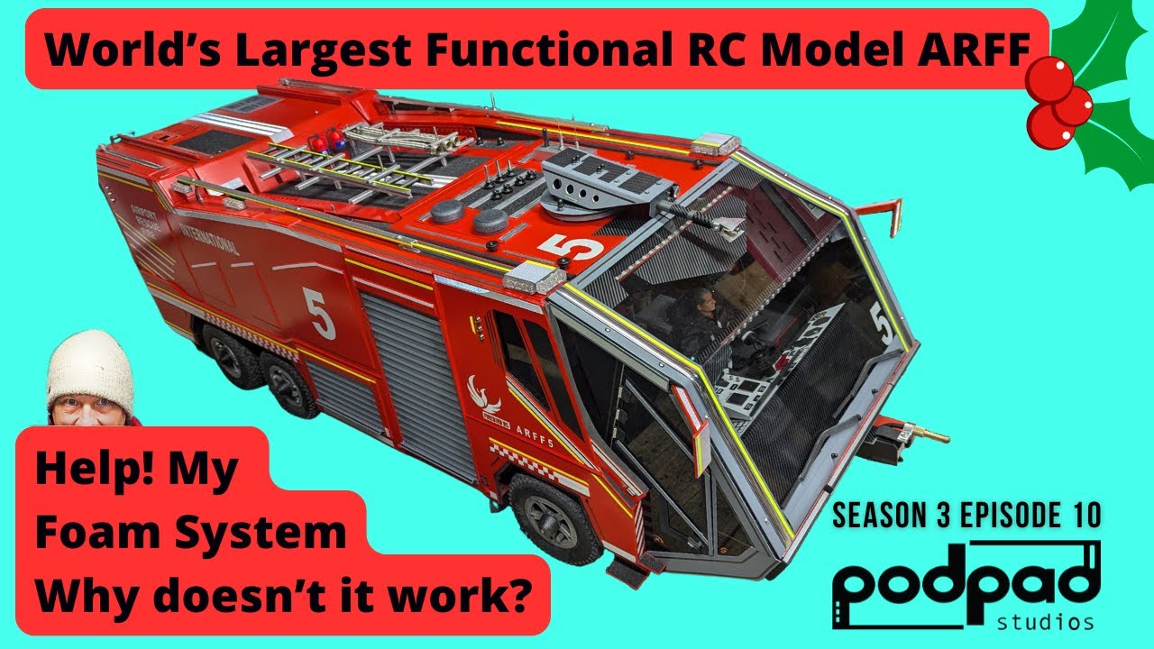 Foam systems for The World's Largest Functional RC model ARFF (Airport ...