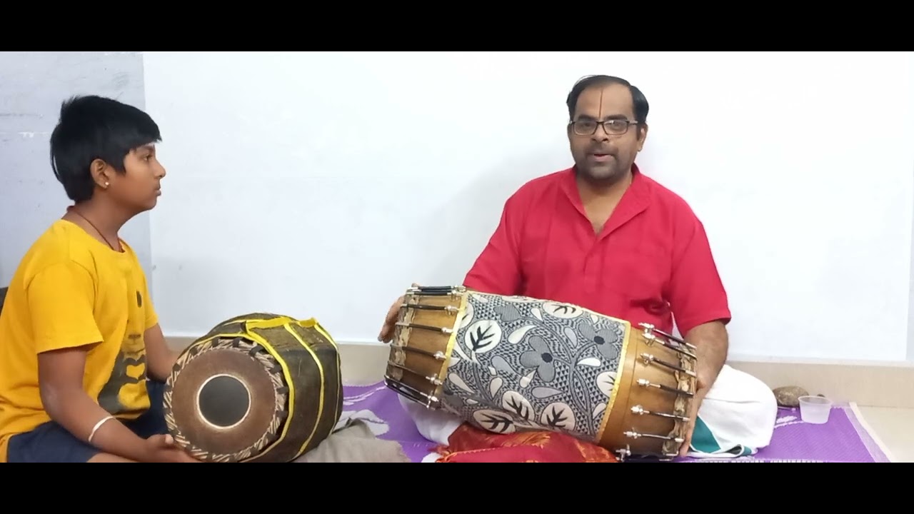 Learn Basics of Mridangam by Vidwan Salem Ranganathan - Miruthangam Class Tamil -Mridangam ...